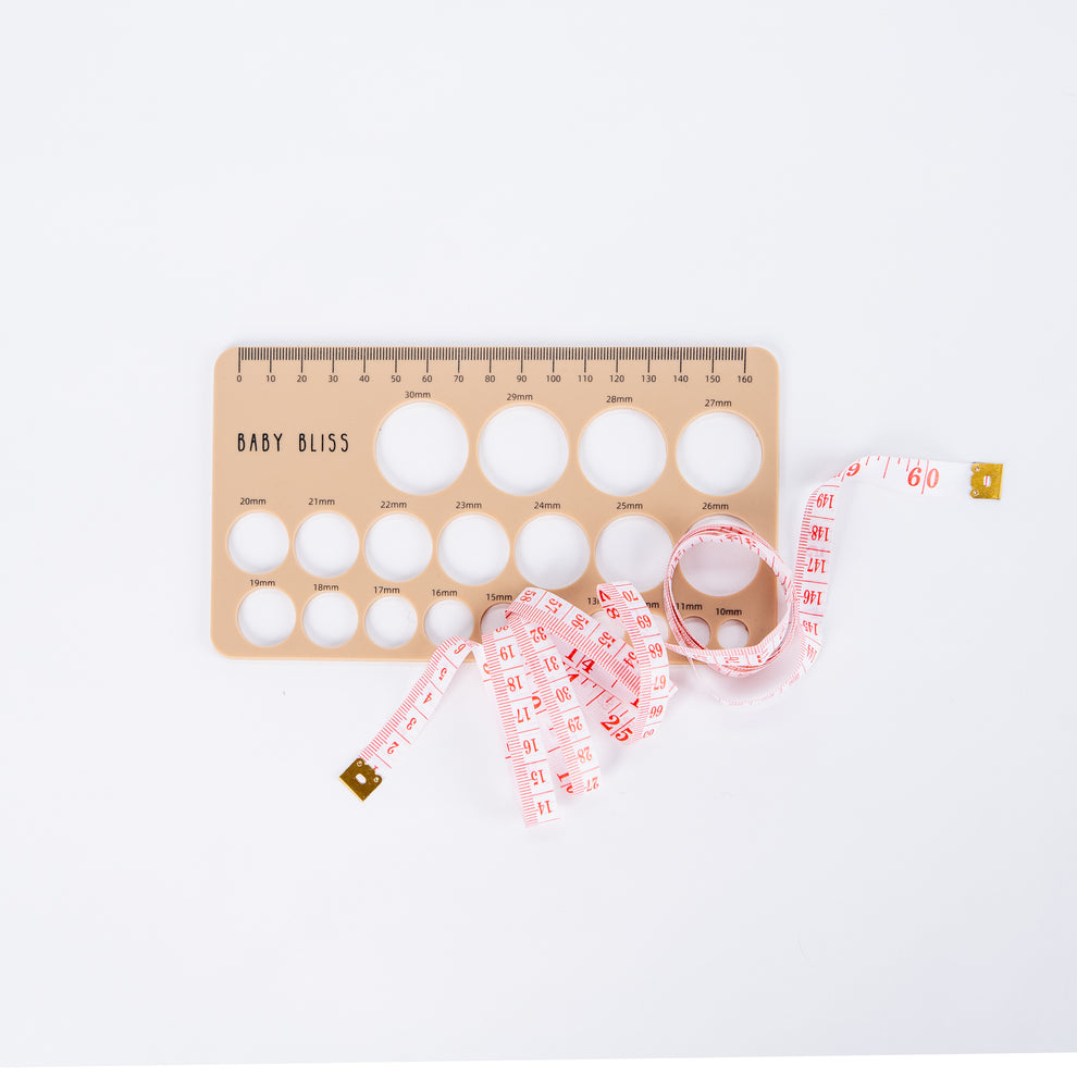 Breast Pump Flange Sizing Ruler – Flexible Silicone Nipple Measuring T ...